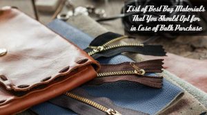 List of Best Bag Materials That You Should Opt for in Case of Bulk Purchase